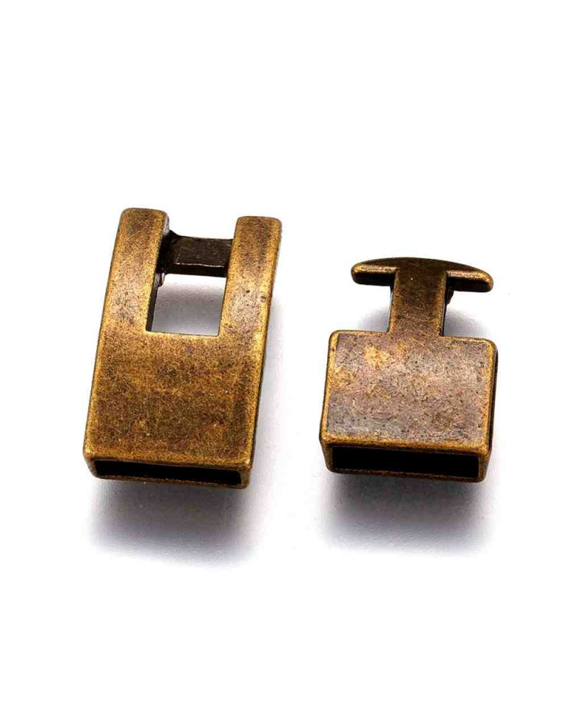 Cierre Snap Lock. Bronce. Color bronce antiguo. 22x12x6 milímetros ...